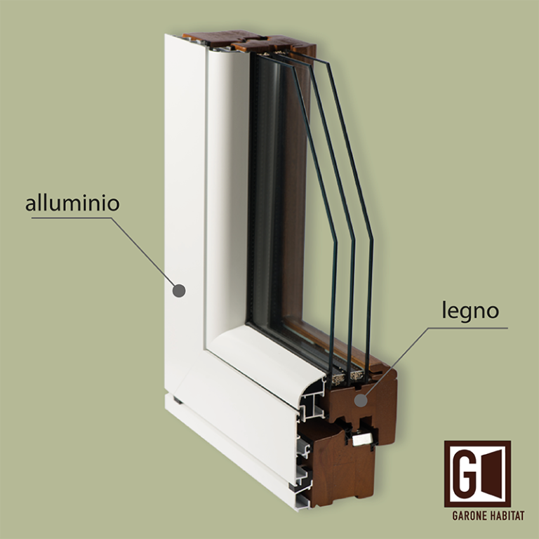 infissi legno alluminio - Garone Habitat